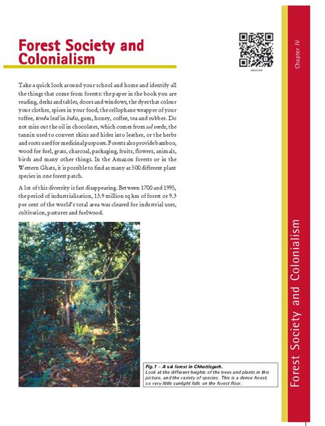 NCERT Book Class 9 Social Science History Chapter 4 Forest Society