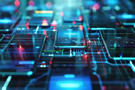 Wireless Mobile Network Coverage Concept With Antennas And Signal Transmission Stock Image