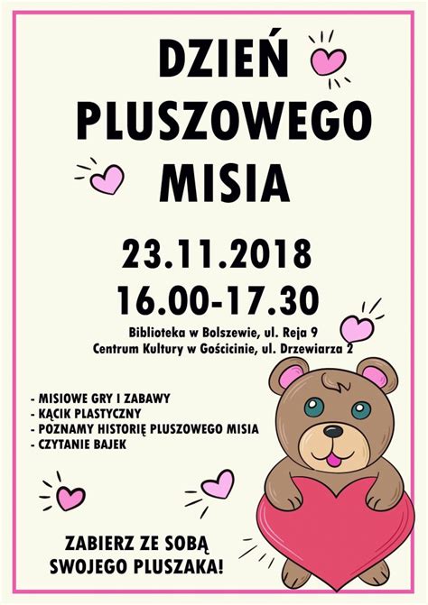 Dzień Pluszowego Misia Urząd Gminy Wejherowo