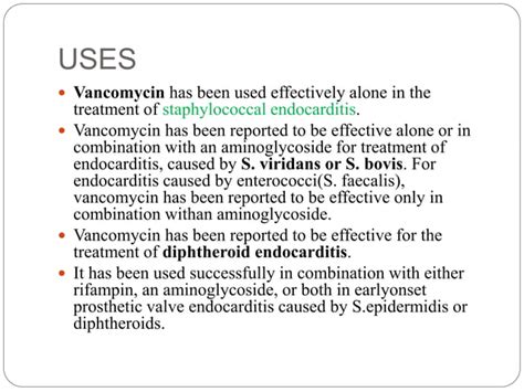 Vancomycin Drug Information Dr Sp Nayak Ppt