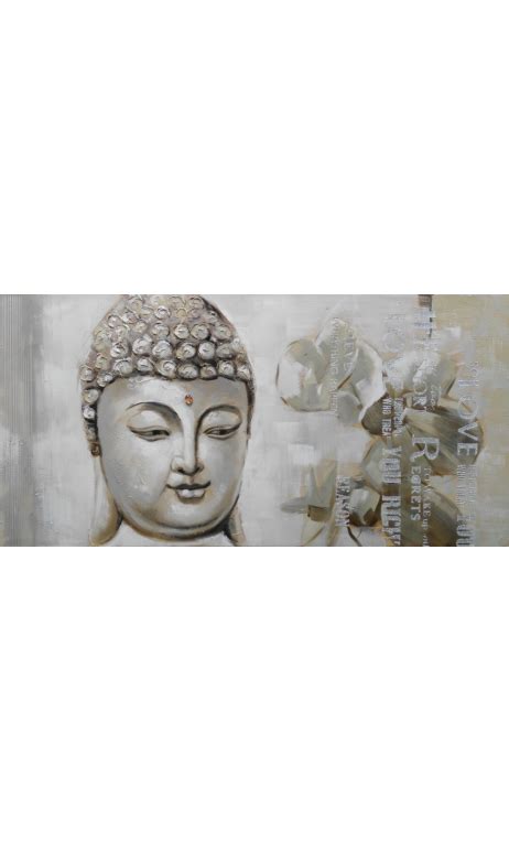 Cuadro Buda Piedra Naranja 60 X120 Cm