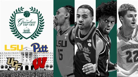 Four Team Greenbrier Tip Off Field Announced Greenbrier Tip Off