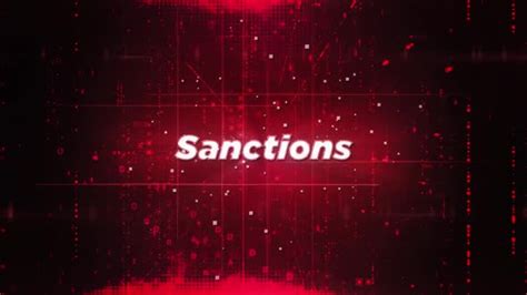 Sanctions Word Matrix Hi Tech Background Backgrounds Motion Graphics Ft Animation And Attack