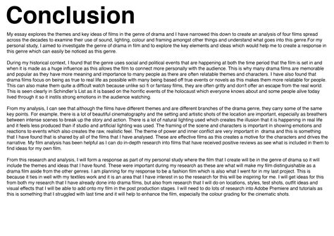 Conclusion Myself Essay Essay Moving Image