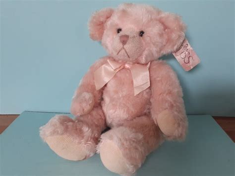 Russ Berrie Isabelle Pink Teddy Bear No 4039 Rare Vintage Etsy