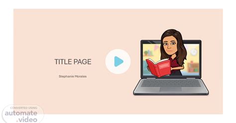 Title Page Automatevideo