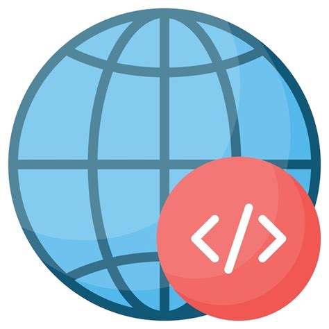 Premium Vector World Wide Web Page Concept Internet Globe With Coding