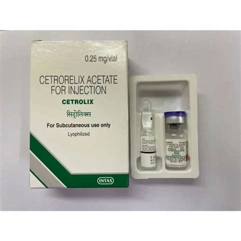 Cetrorelix Acetate Injection Strength 025 Mg At ₹ 5000piece In Umred