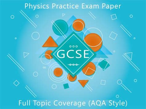 Gcse Physics Practiceexampaper Aqa Style Teaching Resources