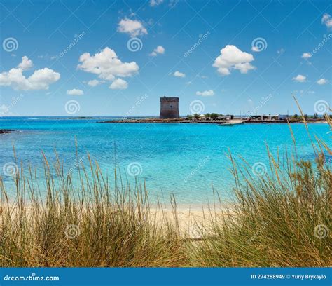 Torre Chianca Beach On Salento Sea Coast Italy Stock Image Image Of