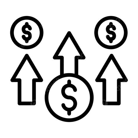 비용 라인 아이콘 벡터 비용 아이콘 손실 차트 Png 일러스트 및 벡터 에 대한 무료 다운로드 Pngtree