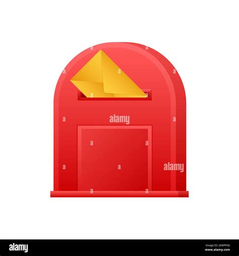 Set Mail Box Post Mailbox Vector Stock Illustration Stock Vector