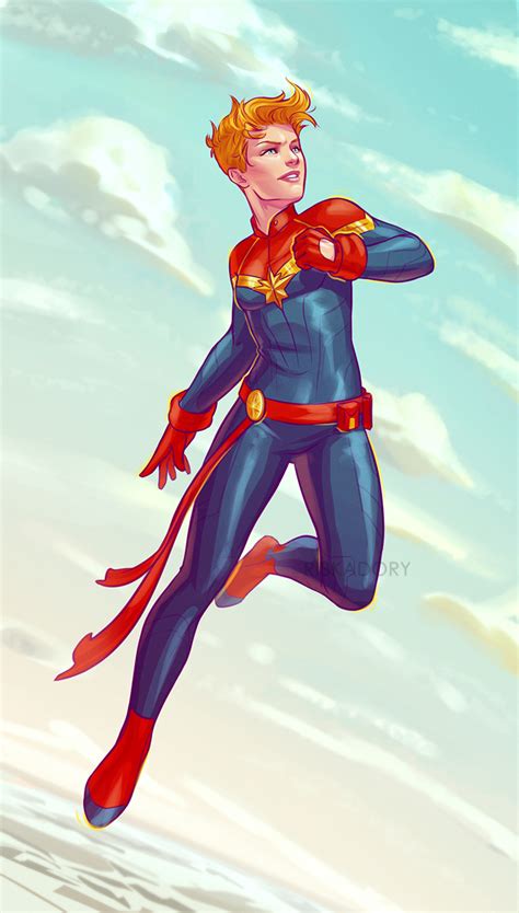 Captain Marvel By Ribkadory On Deviantart