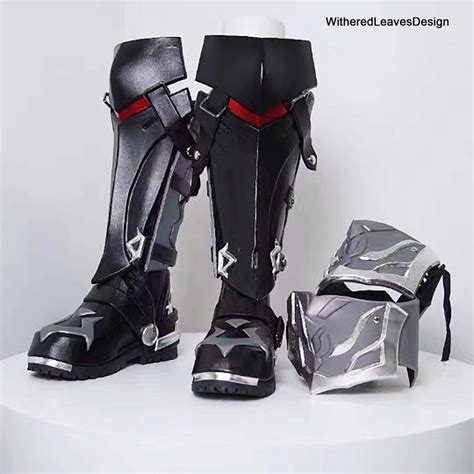 Genshin Impact Wriothesley Shoes Props Wriothesley Cosplay Etsy