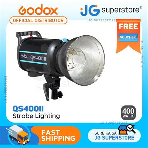 Godox Qsii Series Qs400ii 400ws Strobe Flash Modeling Light 5600k Color