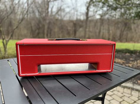 Mather Amp Cabinet Small Box Plexi Jmp Red Reverb
