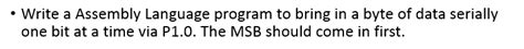 Solved I Need Code In Assembly Language Not In