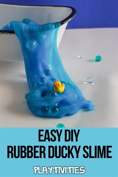 This Rubber Ducky Slime Is The Cutest Slime Ever Playtivities