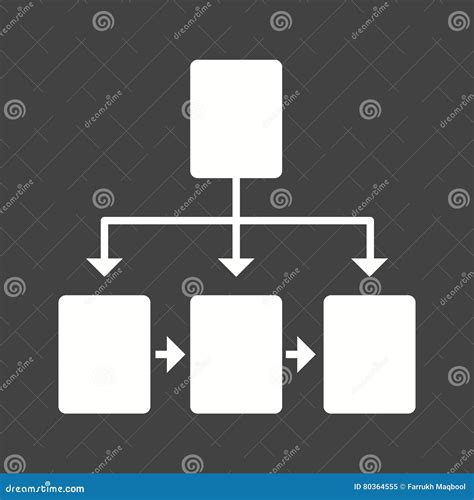 Flowchart Structure Hierarchy Scheme Infographic For Business Presentation And Structure