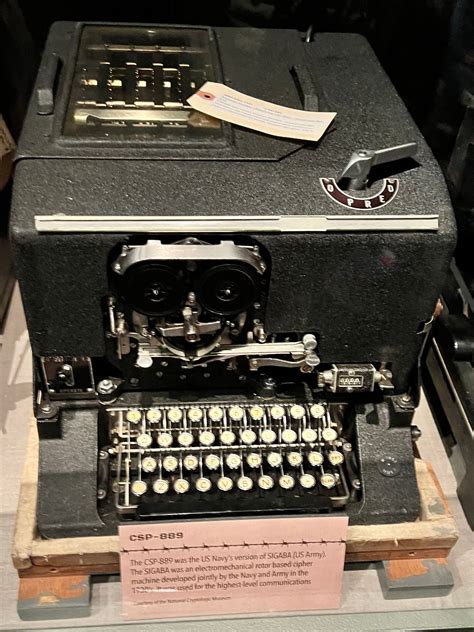 Artifacts Cipher Machines