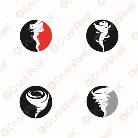 Tornado Symbol Vector Illustration Stock Vector 4285428 Crushpixel