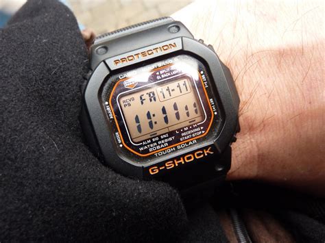 Watch Review Casio Gmw5600 Or Orange Classic Atomic Square