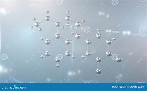 Sertraline Molecular Structure 3d Model Molecule Antidepressant