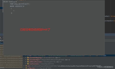 解决mybatis在查询的时候sql自动添加limitmybatis2 自动加 Limit Csdn博客