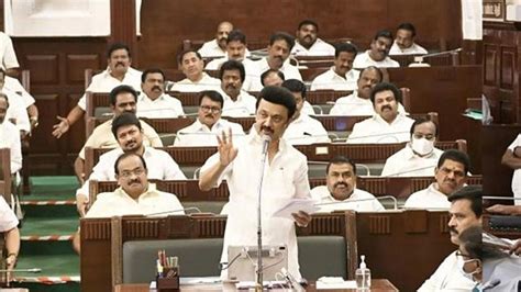 Tamil Nadu Assembly Readopts 10 Bills Returned By Governor India News