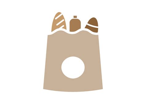Food Bag Icon Design Template Isolated Illustration 24534833 Vector Art