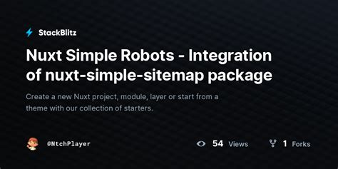 Nuxt Simple Robots Integration Of Nuxt Simple Sitemap Package