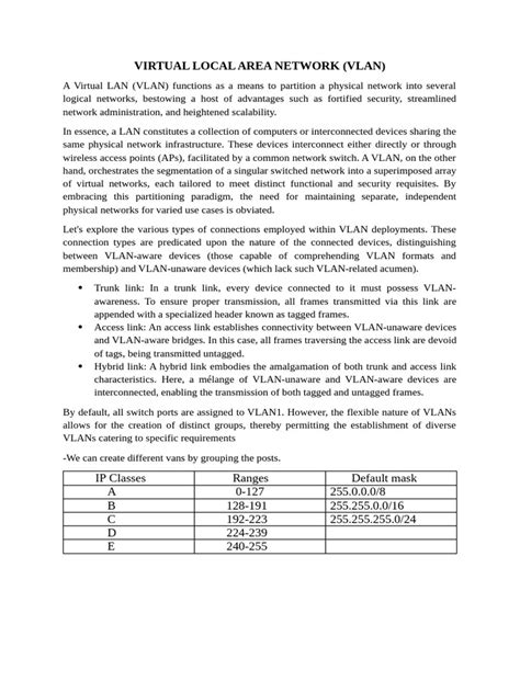 Virtual Local Area Networkanurag Pdf Computer Network Computer Science