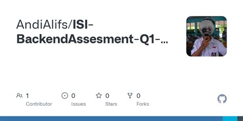 GitHub AndiAlifs ISI BackendAssesment Q1 2024 Andi