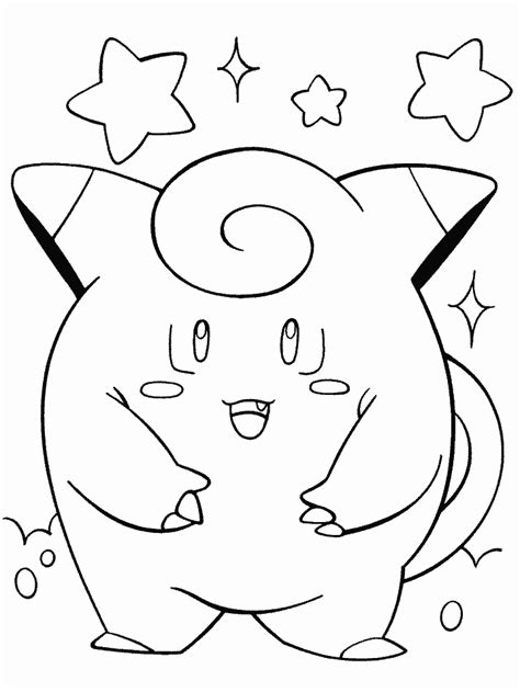 Fairy Type Pokemon Coloring Pages