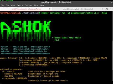 Ashok A Osint Recon Tool A K A Swiss Army Knife Redpacket Security