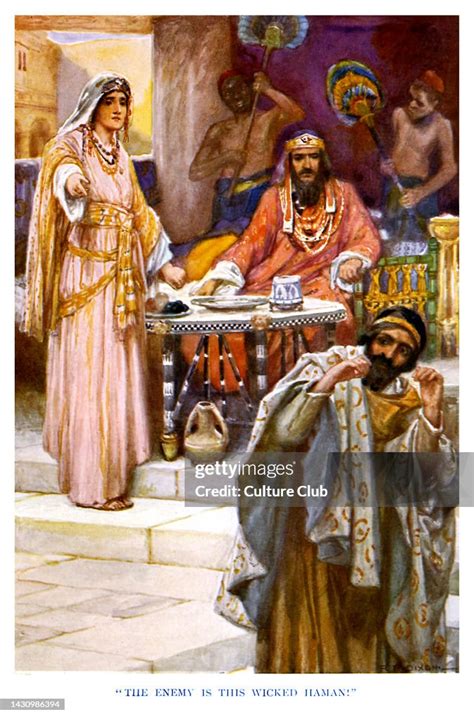 Brave Queen Esther Caption Reads The Enemy Is This Wicked Haman