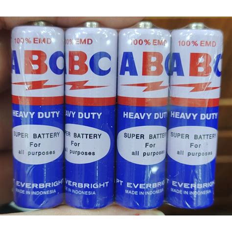 Jual Baterai Abc Aa Isi 4 Baterai Jam Shopee Indonesia