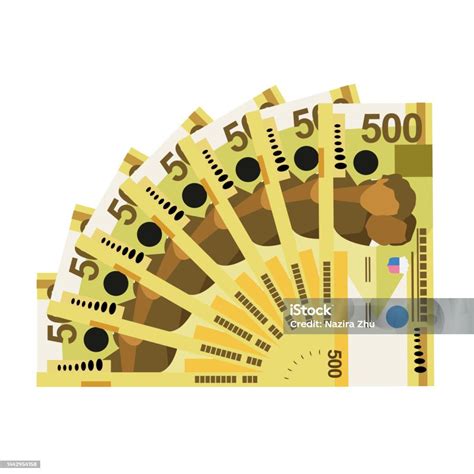 Philippine Peso Vector Illustration Philippines Money Set Bundle