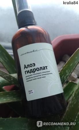 Гидролат (цветочная вода) Экомэйк Алоэ - «Гидролат с полезным Алоэ ...