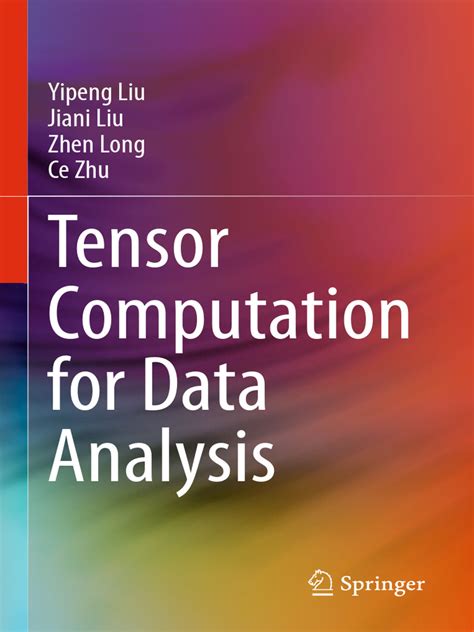 Tensor Computation For Data Pdf Matrix Mathematics Principal