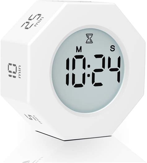 Octagon Pomodoro Timer Clock Productivity Timer Cube Octagonal Gravitational Flip Focus