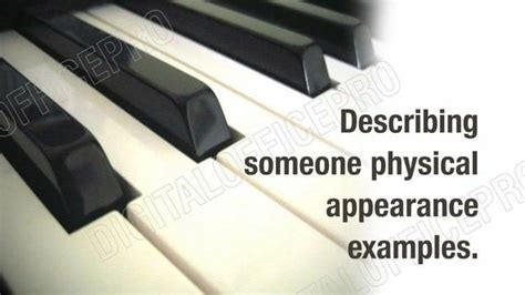 Describing Someone Physical Appearance Examples By Laura Williams Issuu
