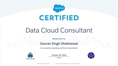Gaurav Singh Shekhawat On Linkedin Salesforce Certified Datacloud Consultant