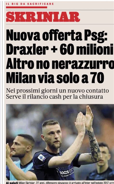 Guillaumemp On Twitter Gazzetta La Dernière Offre Du Psg Pour