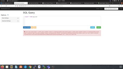 Elasticsearch Nlpcn Sql Client Getting Eroor Elasticsearch Discuss