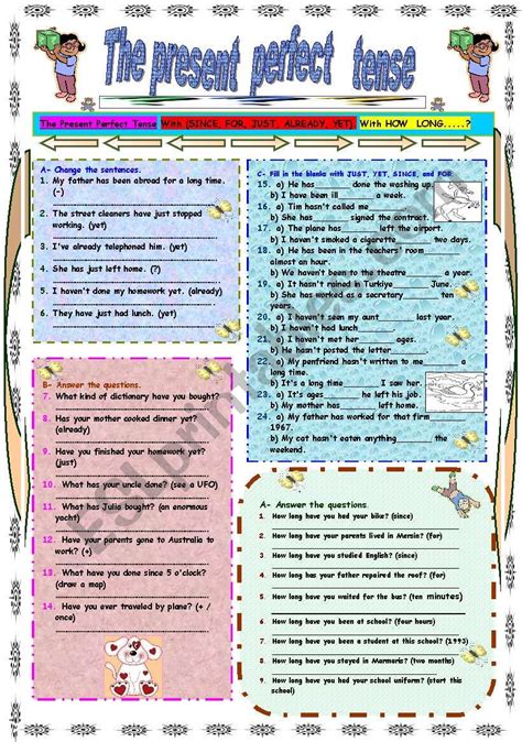 Present Perfect Tense Esl Lesson Design Talk