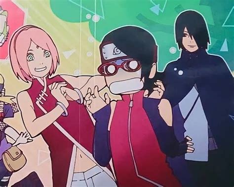 Haruno Sakura Uchiha Sarada Uchiha Sasuke Boruto Naruto Next