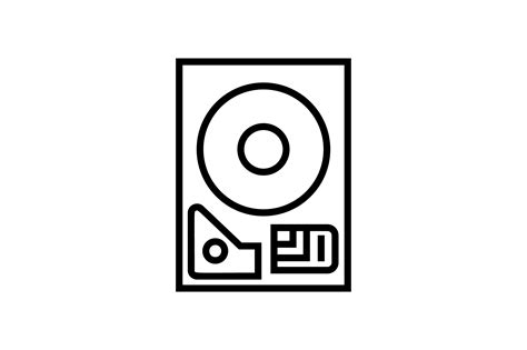 Processor Line Art Vector Icon Graphic By Riduwanmolla Creative Fabrica