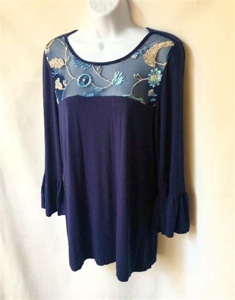 89th And Madison Bell Sleeve Tunic Tops For Women Mercari