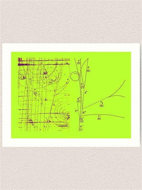First Observation Of Omega Minus Particle Art Print For Sale By